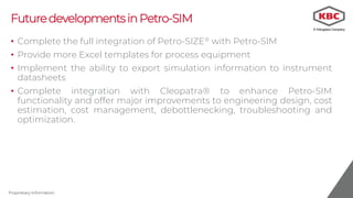 Equipment sizing and costing using Petro-SIM | PDF