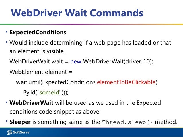 Java. Explicit and Implicit Wait. Testing Ajax Applications