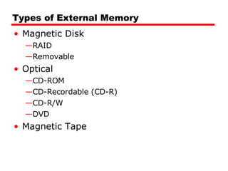 06 External Memory | PPT
