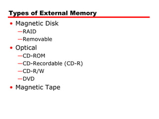 06 external memory | PPT