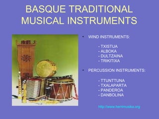 06 Basque culture and heritage - Music | PPT