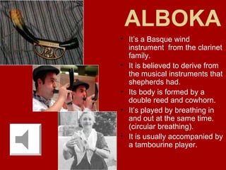 06 Basque culture and heritage - Music | PPT