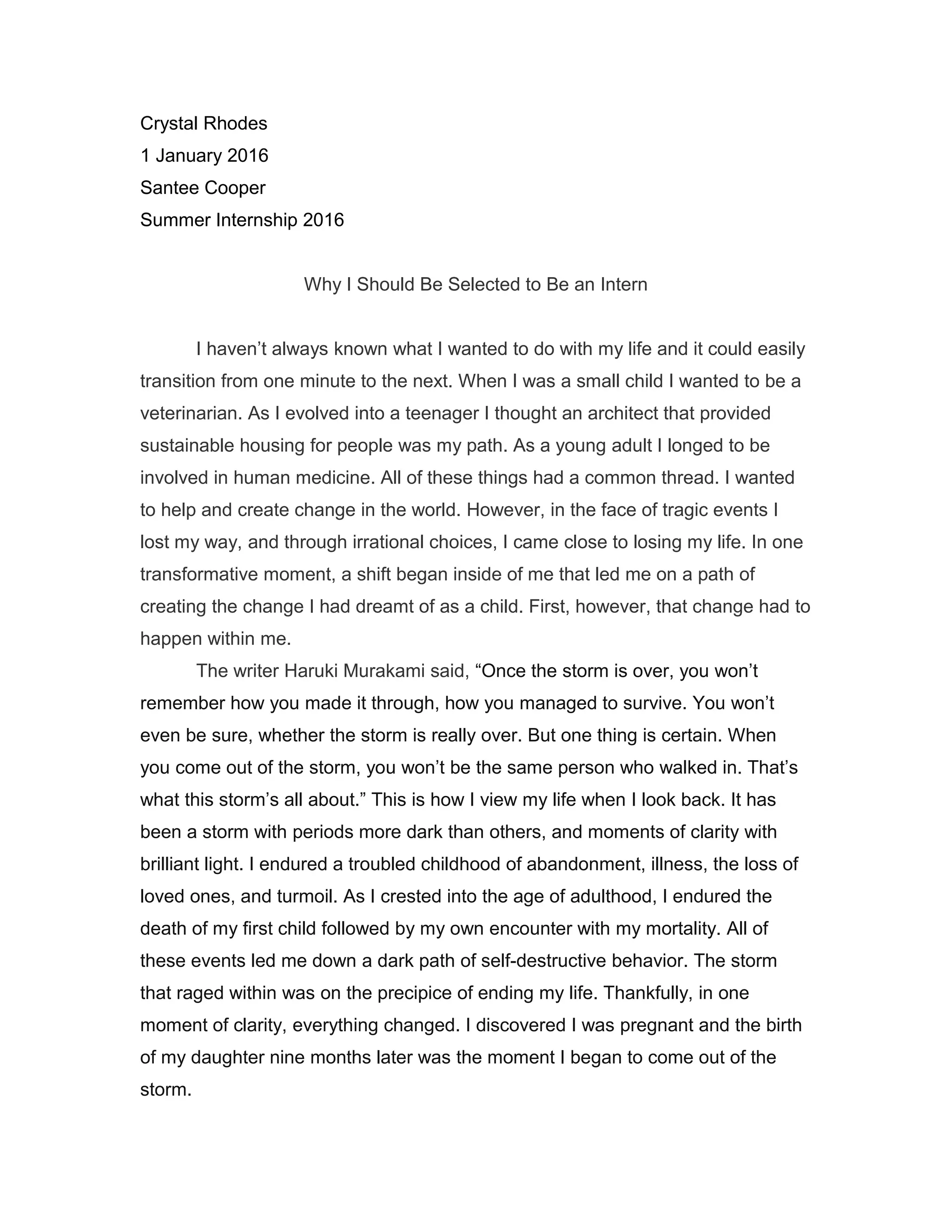 Employment Essay | PDF