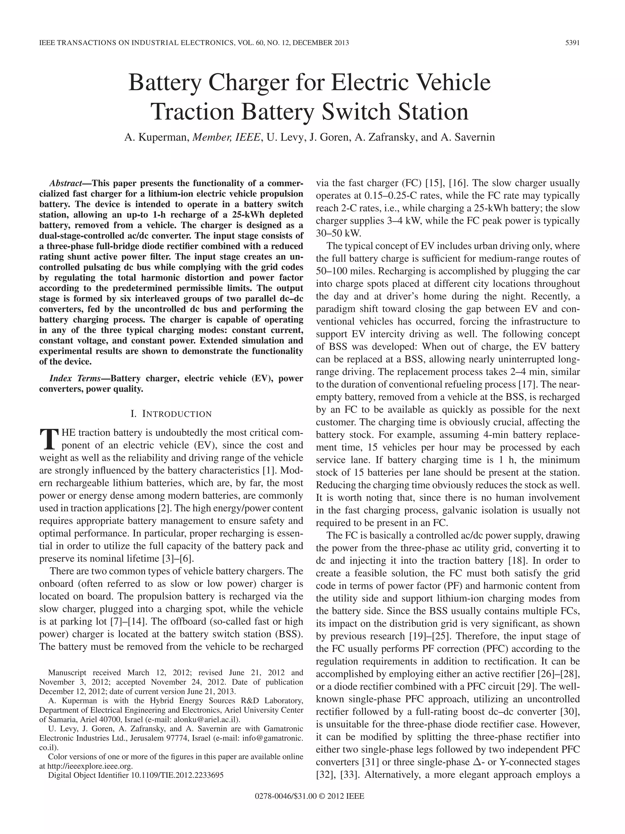 Better Place 50kW charger | PDF