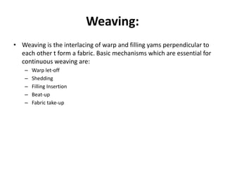 fabric manufacturing | PDF