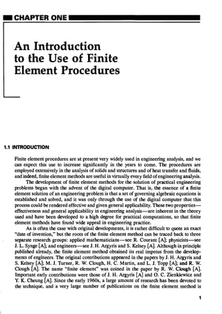 Finite element procedures by k j bathe | PDF