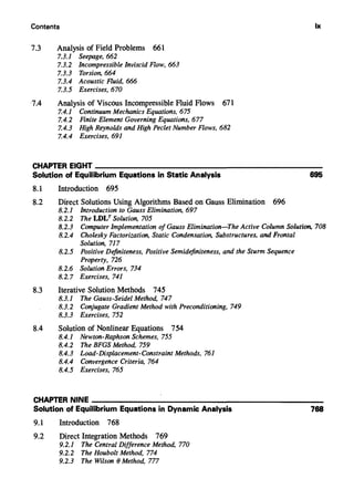 Finite element procedures by k j bathe | PDF