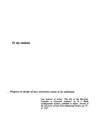 Finite element procedures by k j bathe | PDF