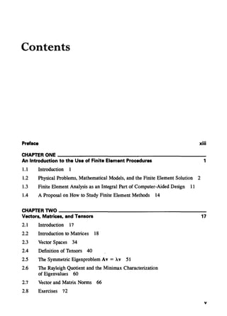 Finite element procedures by k j bathe | PDF