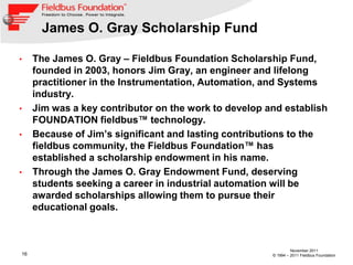 06 fieldbus foundation training media day presentation final | PPTX