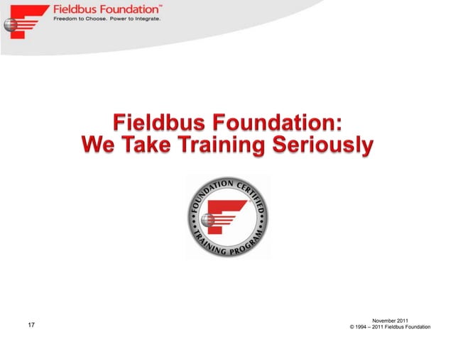 06 fieldbus foundation training media day presentation final | PPTX | Technology & Computing