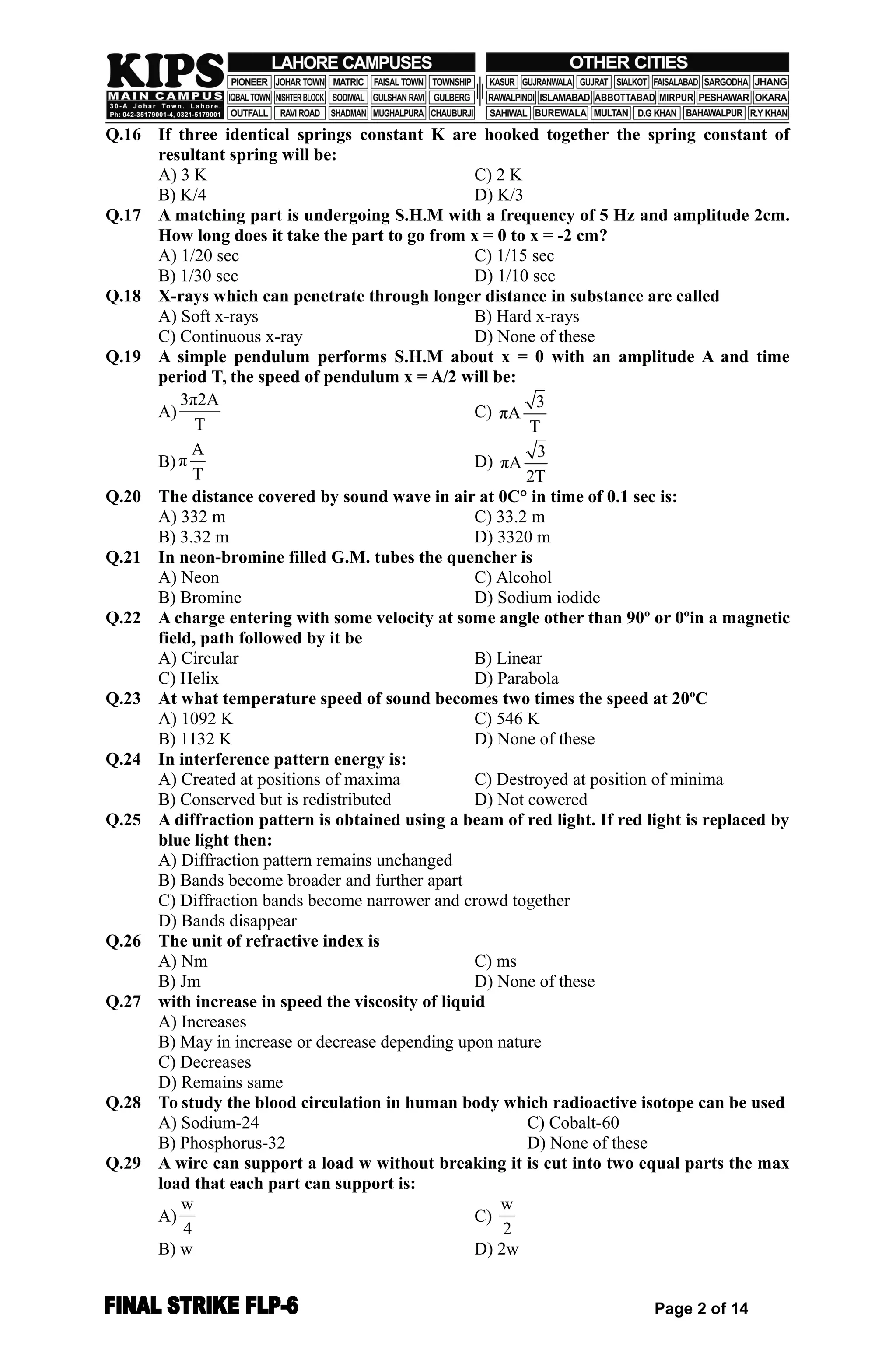 MCAT Full length paper 6-student_copy_ | PDF