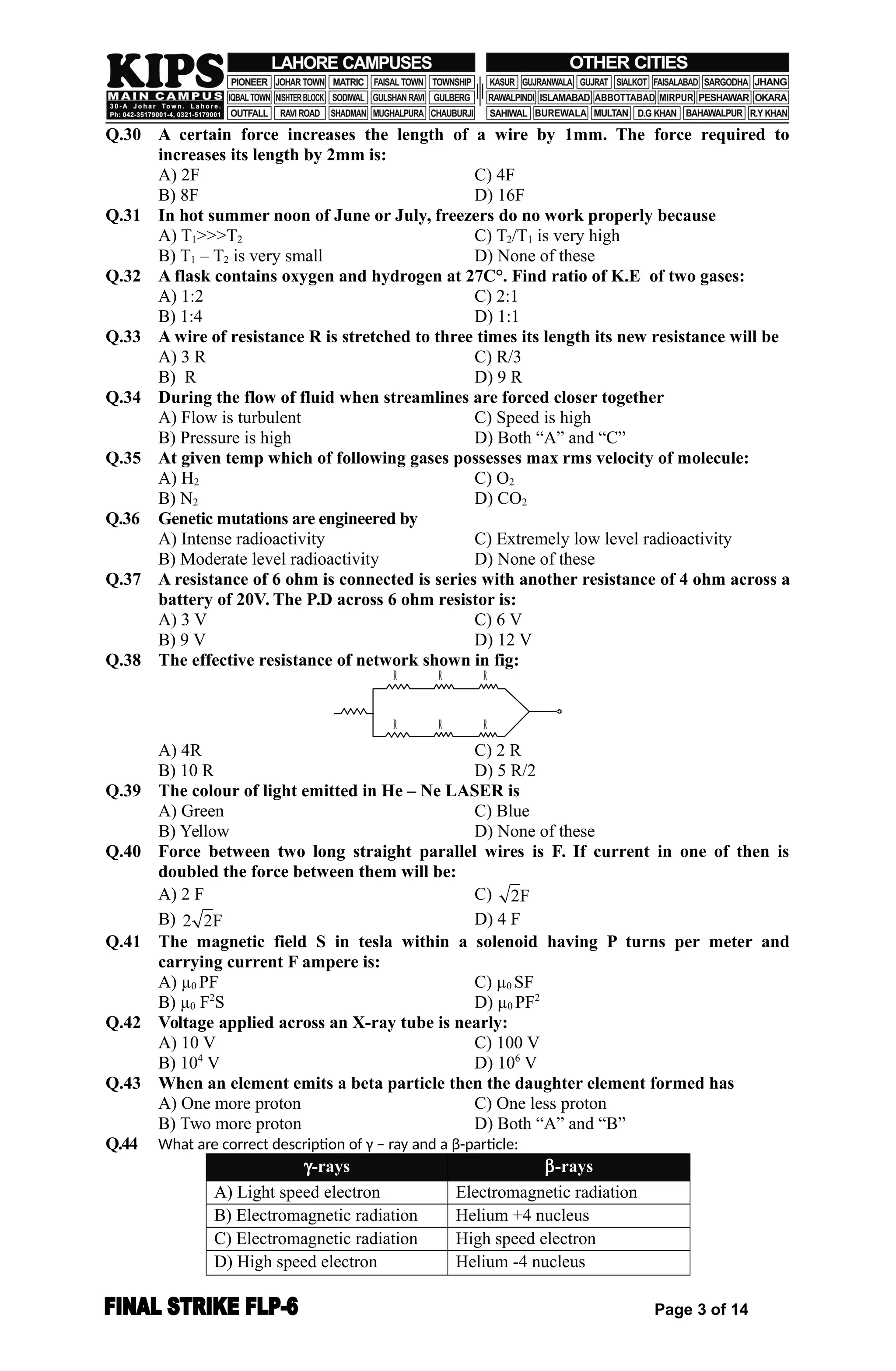 MCAT Full length paper 6-student_copy_ | PDF