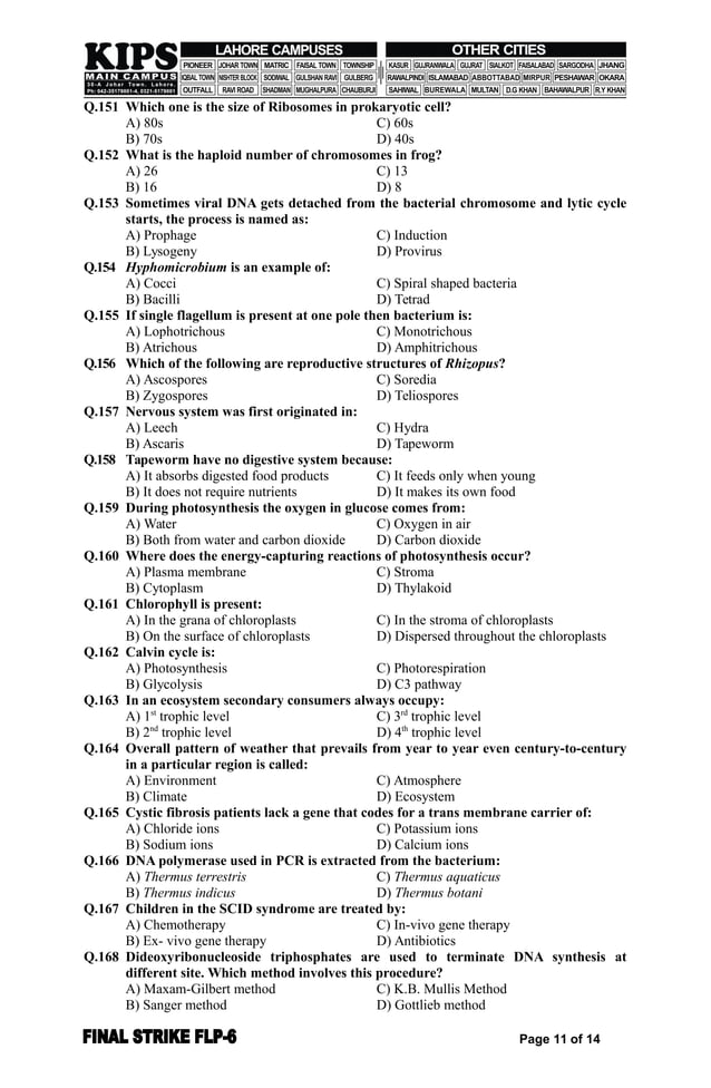 MCAT Full length paper 6-student_copy_ | PDF