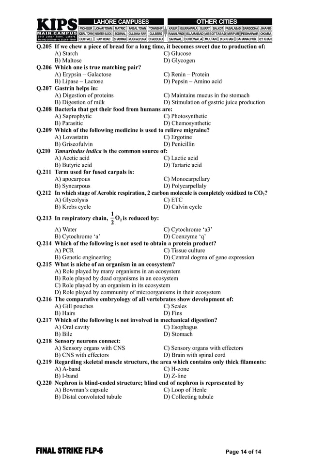 MCAT Full length paper 6-student_copy_ | PDF