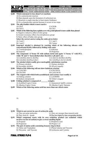 MCAT Full length paper 6-student_copy_ | PDF