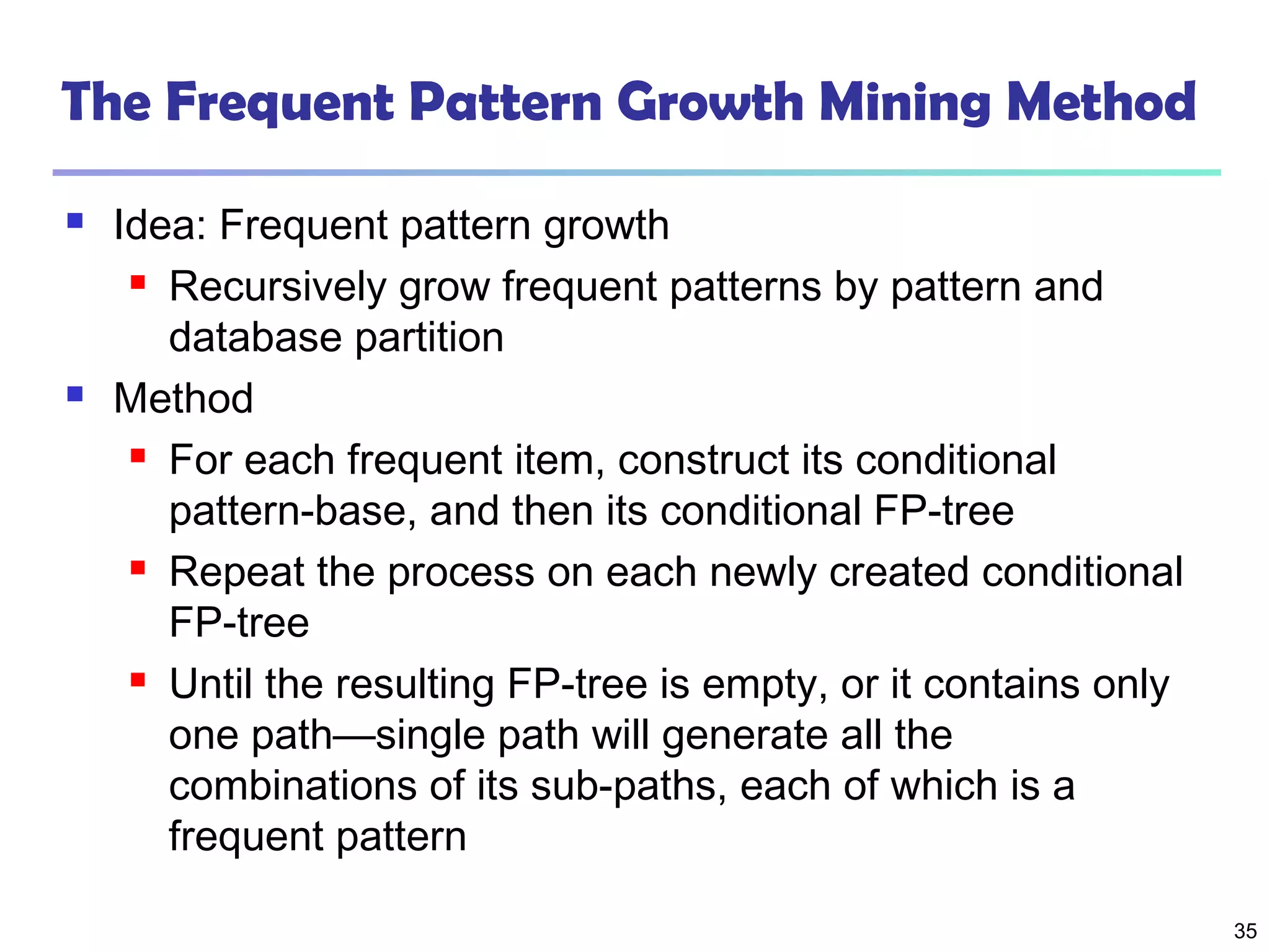 Mining Frequent Patterns, Association and Correlations | PPT