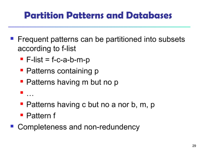 Mining Frequent Patterns, Association and Correlations | PPT
