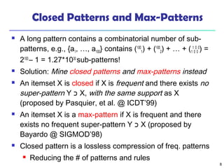 Mining Frequent Patterns, Association and Correlations | PPT
