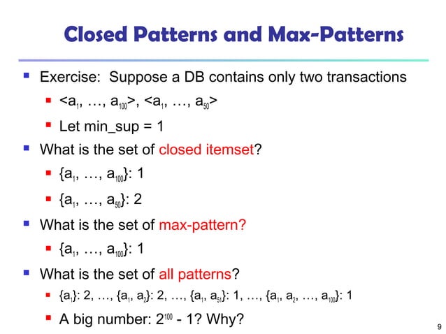 Mining Frequent Patterns Association And Correlations Ppt