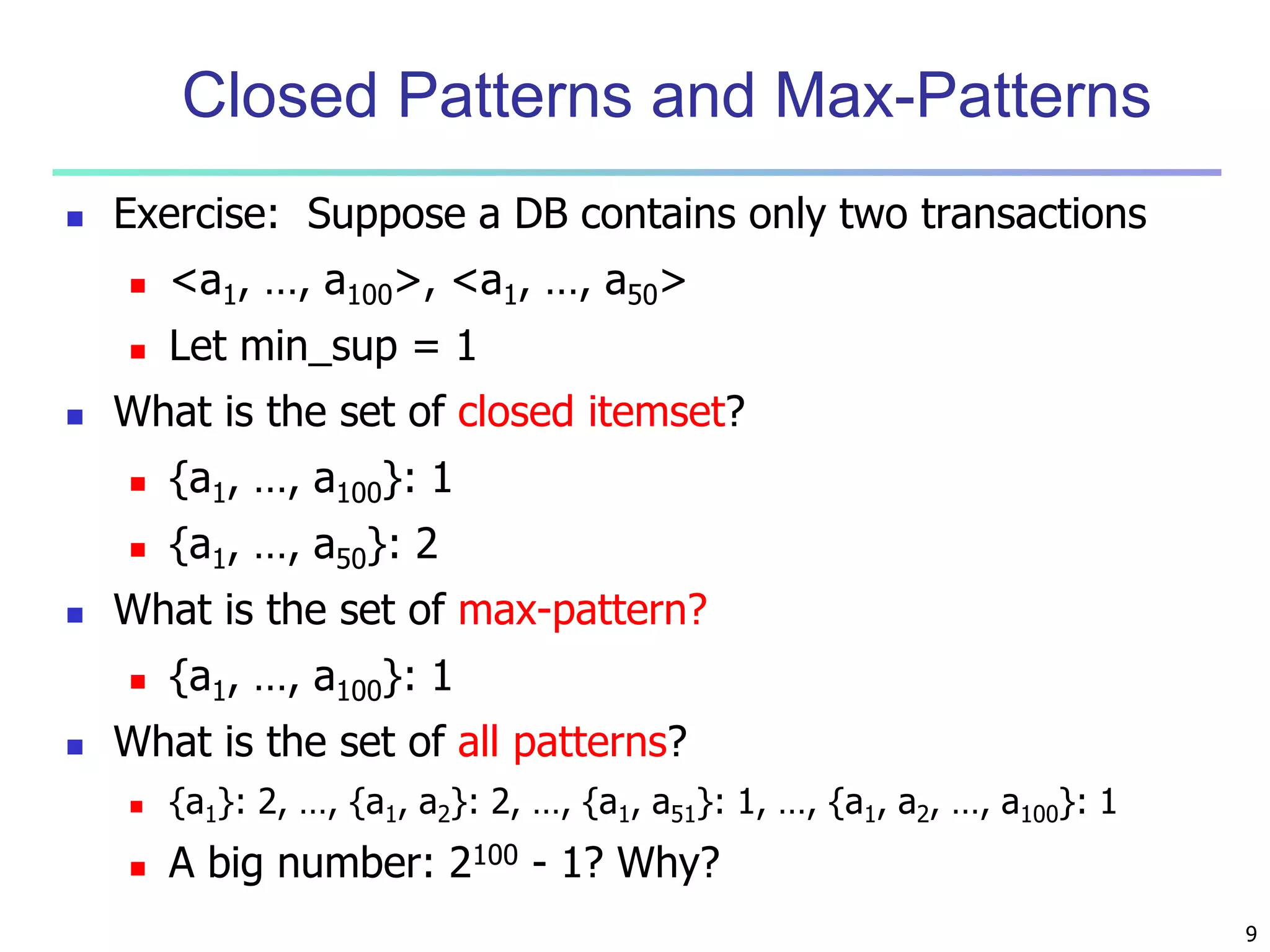 Data Mining Concepts And Techniques Chapter 6 Mining Frequent