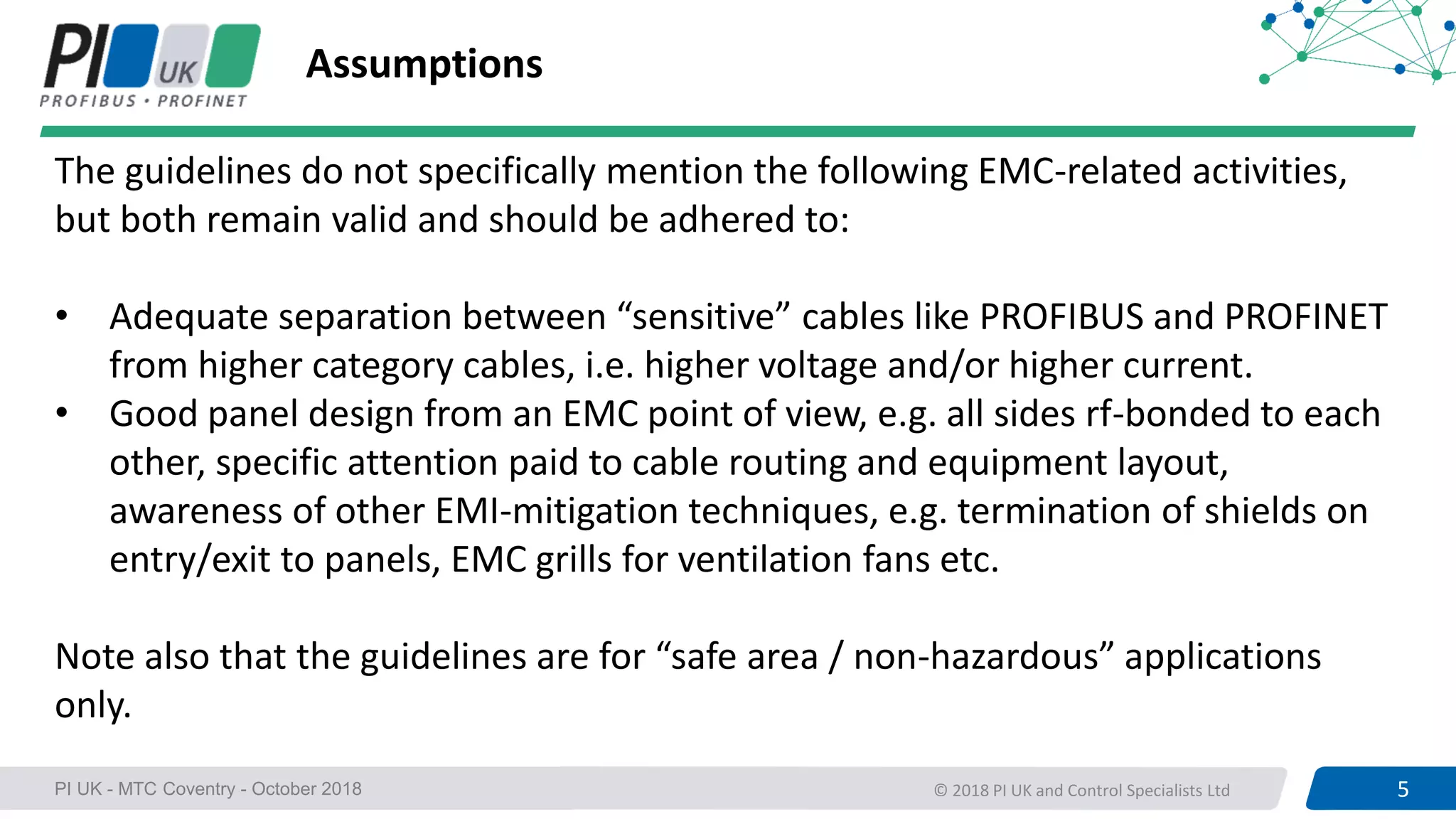 Functional bonding and shielding of Profibus and Profinet - Peter ...