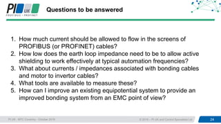 Functional bonding and shielding of Profibus and Profinet - Peter ...
