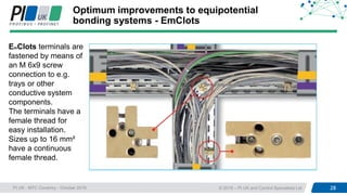 Functional bonding and shielding of Profibus and Profinet - Peter ...