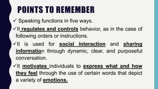 06 functions of communication | PPTX