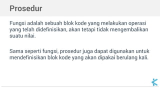 Algoritma dan Struktur Data - fungsi dan prosedur c++ | PDF