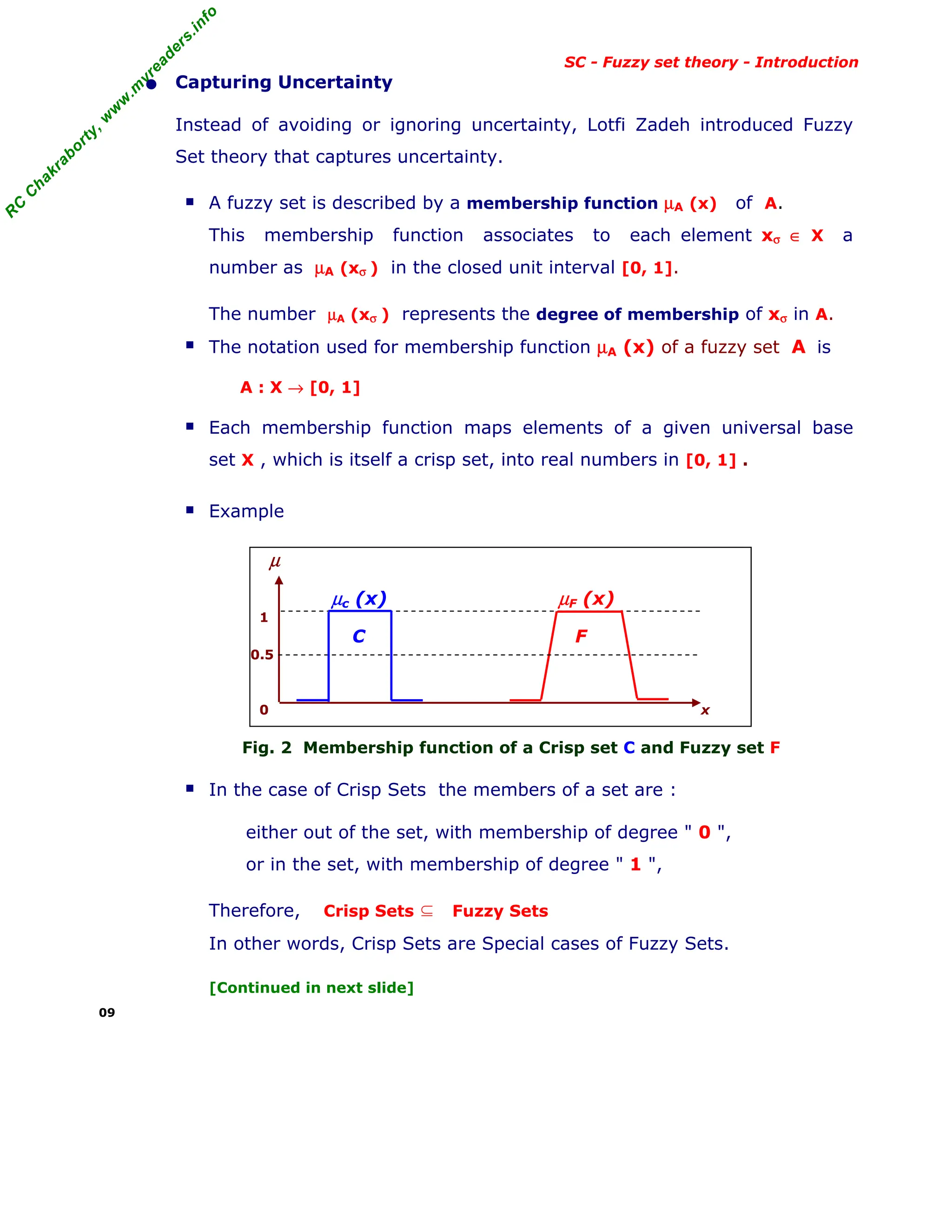 Fuzzy Set Theory and Classical Set Theory (Soft Computing) | PDF