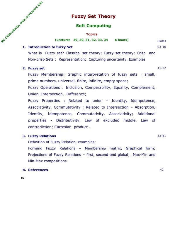 Fuzzy Set Theory and Classical Set Theory (Soft Computing) | PDF | Programming Languages | Computing