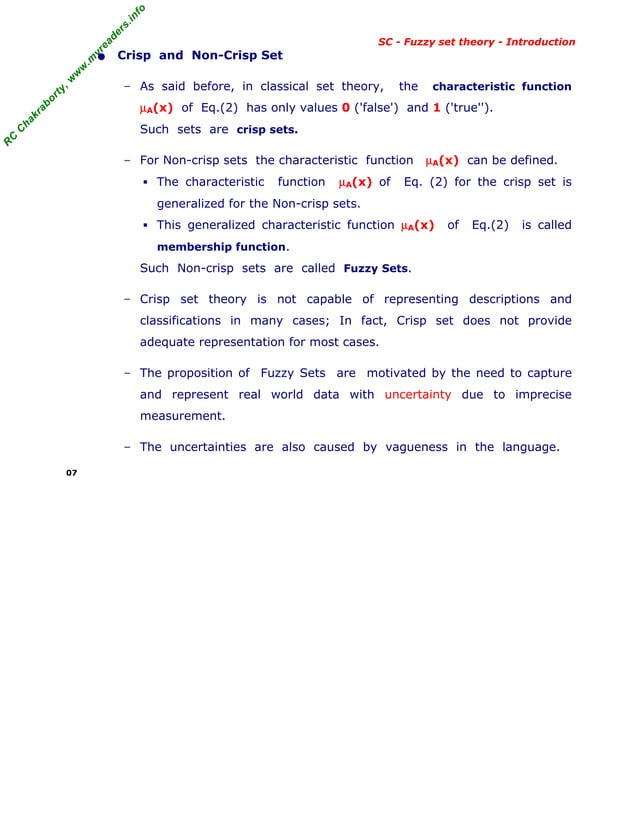 Fuzzy Set Theory And Classical Set Theory Soft Computing Pdf Programming Languages Computing