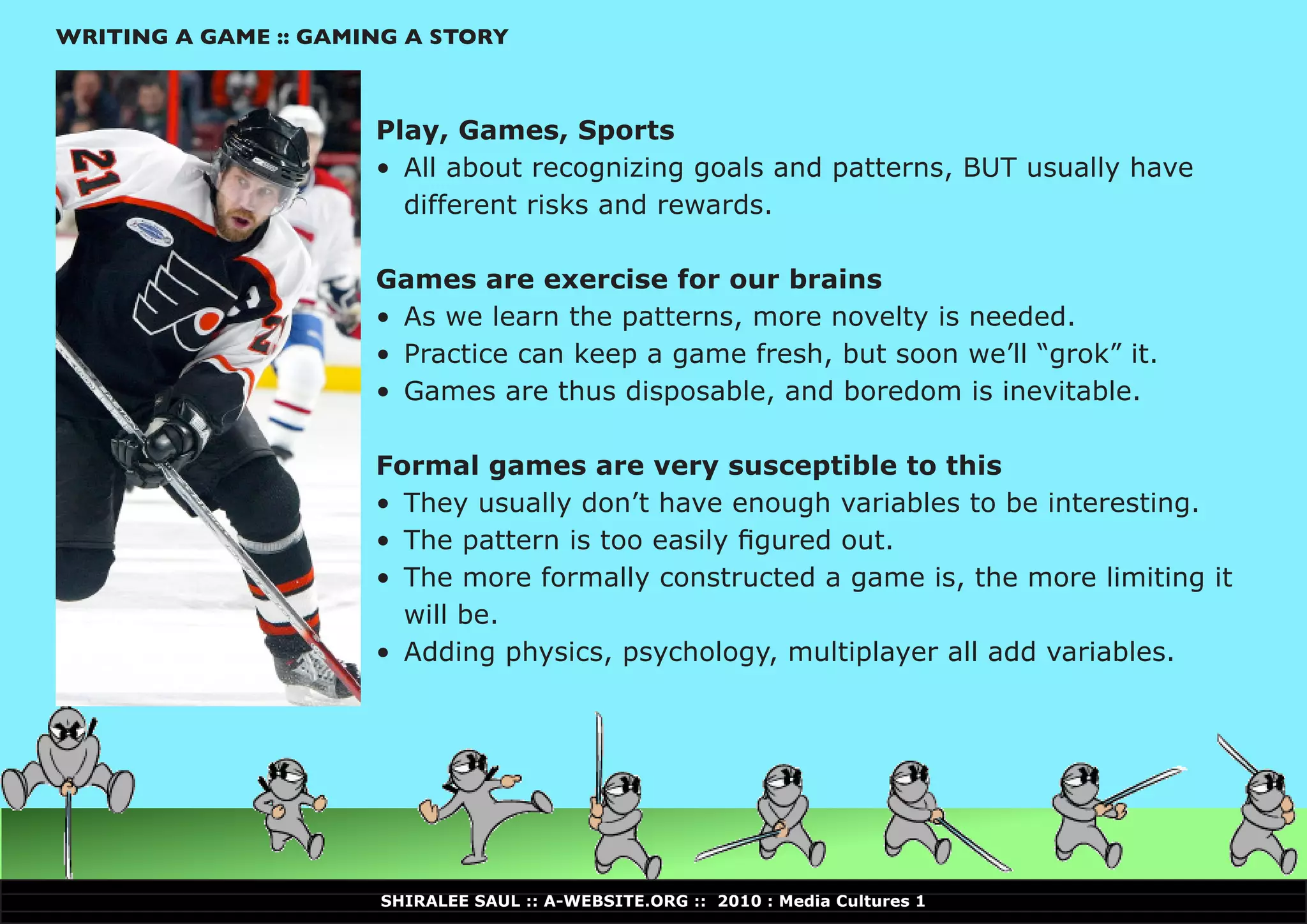 Narrative theory and games | PDF