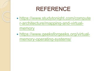 Virtual Mapping in Virtual Memory | PPTX