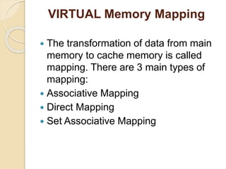 Virtual Mapping in Virtual Memory | PPTX