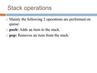 Study & Analysis of Complexities of Stack & Queue Operations in Data ...