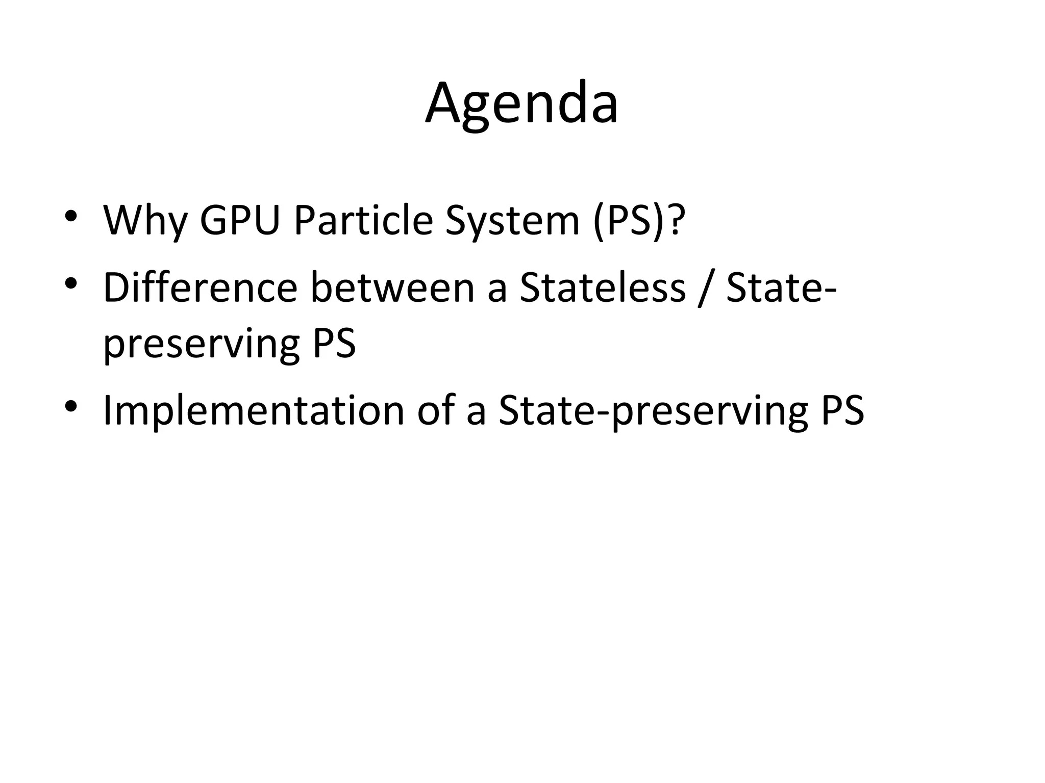 Paris Master Class 2011 - 06 Gpu Particle System | PPT | Physics | Science