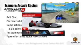 Guide to Clans: Racing Games | Leonard Frankel | PPT