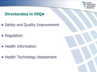 Marie Kehoe O'Sullivan, Head of Standards and Methodology, HIQA | PPTX