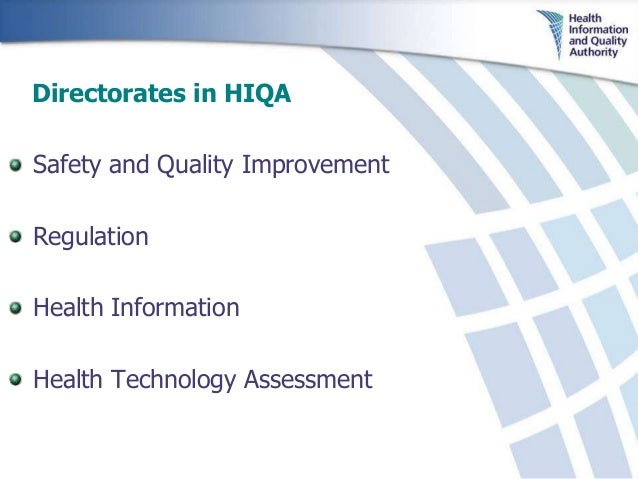 Marie Kehoe O'Sullivan, Head of Standards and Methodology, HIQA