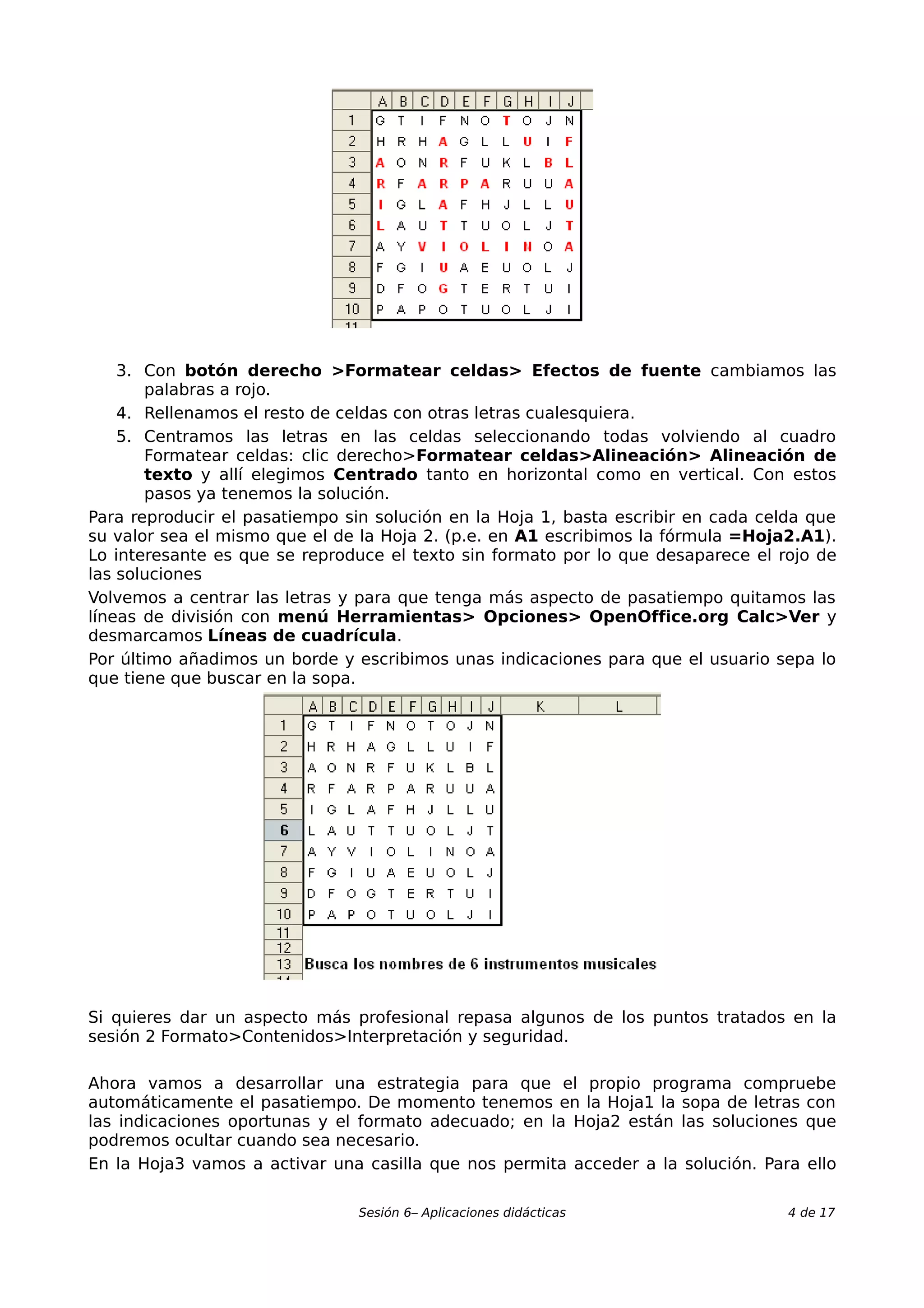 06 Hoja De Calculo En La EnseñAnza. Aplicaciones Didacticas | PDF