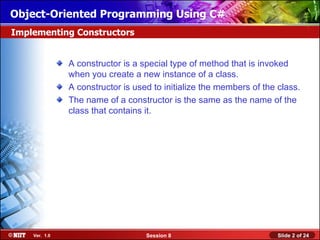 06 iec t1_s1_oo_ps_session_08 | PPT