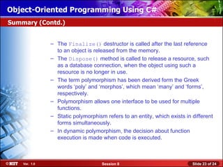 06 iec t1_s1_oo_ps_session_08 | PPT