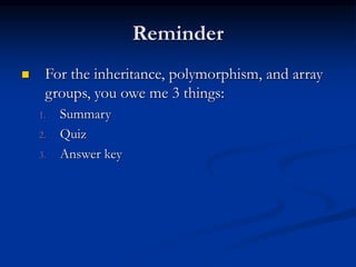 InheritanceAndPolymorphismprein Java.ppt