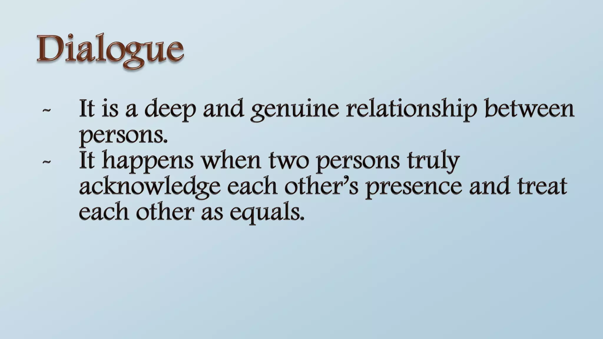 PHILOSOPHY OF THE HUMAN PERSON - INTERSUBJECTIVITY | PDF