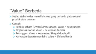 06 IT Value Delivery IT Governance TKTII | PPTX