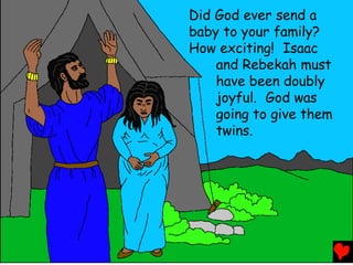 Isaac Rebekah Marry And Have Twins Isaac and Ishmael by Christine Carero