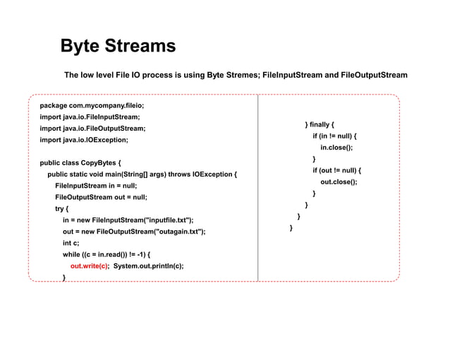 Java Programming - 06 java file io | PPT