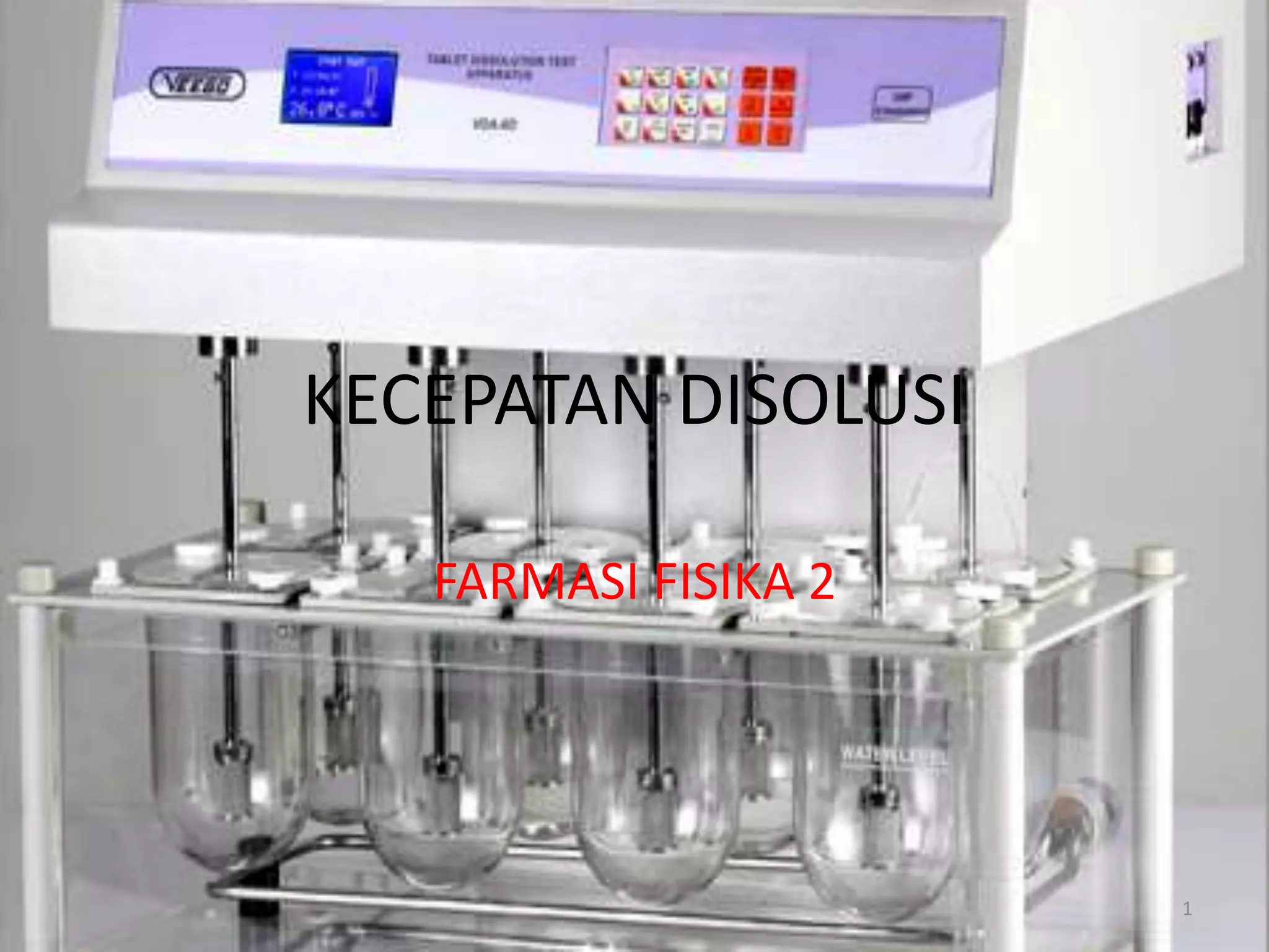 06 kecepatan disolusi | PPT